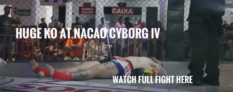 Insane KO from Brazil with Cris Cyborg's MMA Event Nacão Cyborg - Cris ...