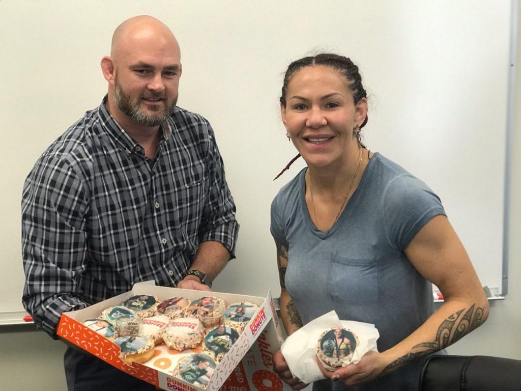 UFC fighter Cris Cyborg partners with Dunkin' Orange County ahead of ...