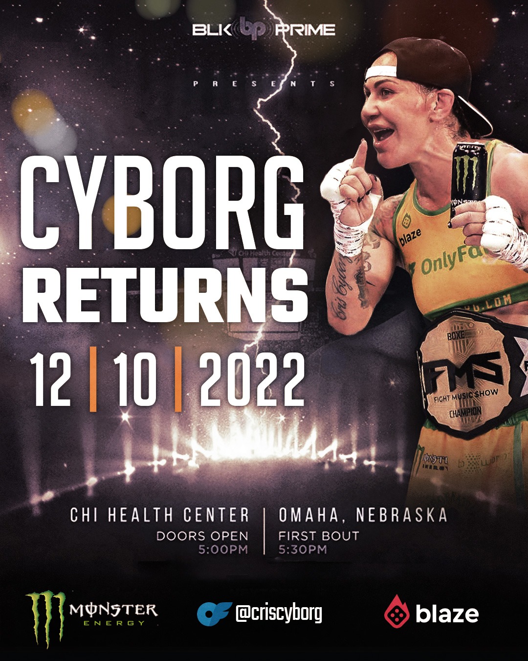 How to watch Cris Cyborg's Boxing Fight Dec. 10th PPV and Ticket Info ...