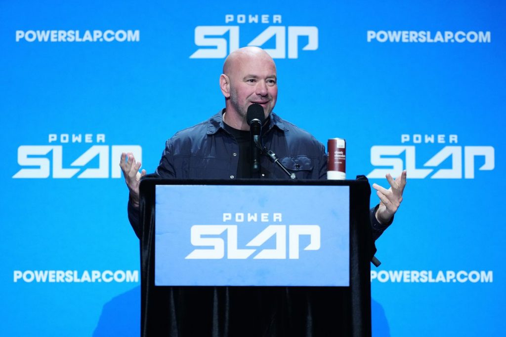 Dana White's POWER SLAP show on TBS delayed after wife slapping video ...