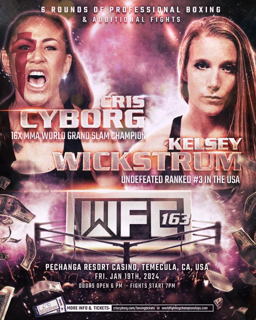Cris Cyborg returns to Boxing Jan 19th 2024 against #3 ranked USA boxer ...